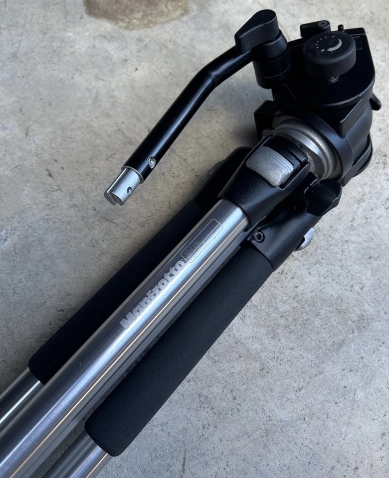 Manfrotto Bogen 3021 N Tripod w/501 Fluid Head Made in Italy Ships Free ...
