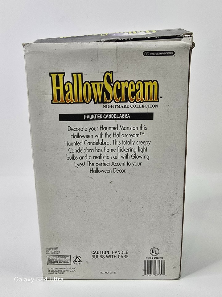 Trendmasters Halloween Haunted Candelabra HallowScream Flickering ...