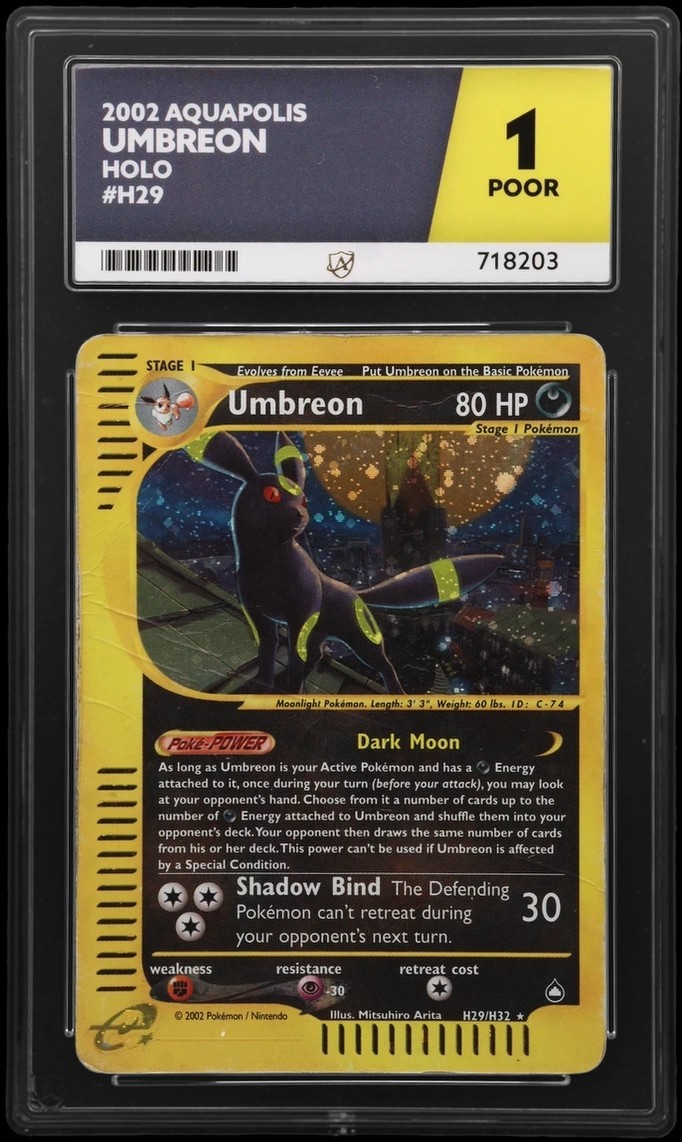 Umbreon H29 Current Market Value | Aquapolis