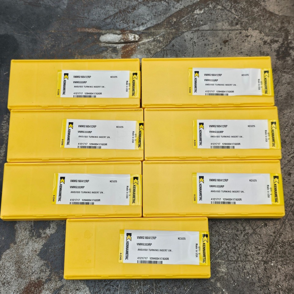 Qty 5 Kennametal VNMG 333 RP VNMG160412RP 4121717 KCU25 Grade Carbide ...