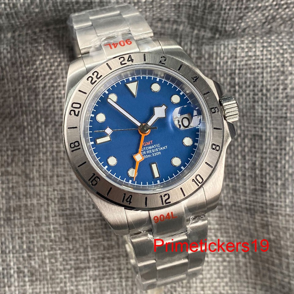 BLIGER Stainless Steel 39mm NH34 GMT Function Automatic Men Watch ...