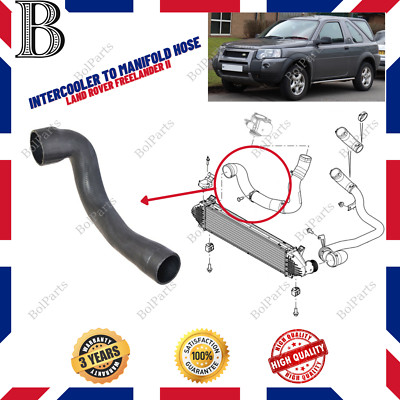 Turbo Intercooler to Manifold Hose Pipe for Land Rover Freelander-2 TD4 ...