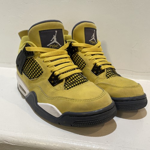 Air Jordan 4 Retro Lightning 2021 Tour Yellow - Grade School 5.5Y | eBay