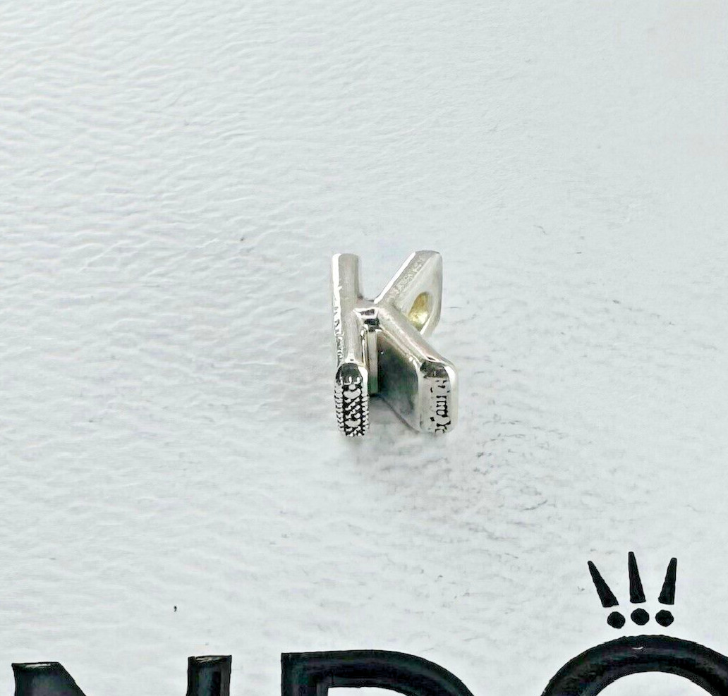 Pandora Letter "K" Reversible Alphabet Charm - 79746… - Gem
