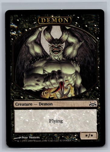 Demon Token T2 Magic the Gathering MTG Divine vs Demonic Promise of ...