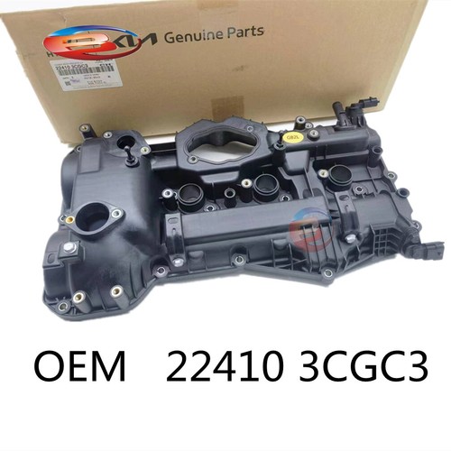 GENUINE Valve Cover LEFT for 13-19 Azera Santa Fe Sonata Sorento 3.3L ...