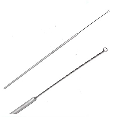 Bacterial Inoculating Loop 5mm, Braided/Twisted Nichrome Wire, Aluminum ...