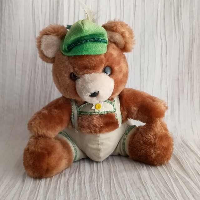 Yodel Bear Dakin German Lederhosen Teddy Vtg 1979 Nature Babies ...