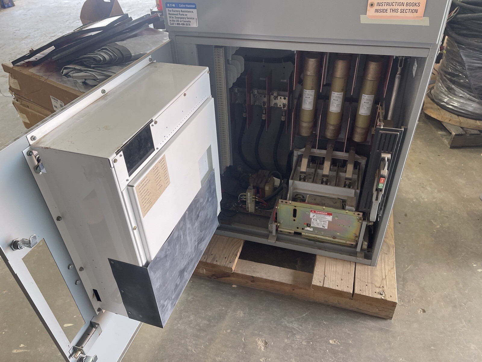 EATON l CUTLER-HAMMER 2500hp 4160v Medium Voltage Motor Control UNUSED ...