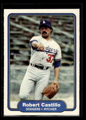 1982 Fleer #2 Robert Castillo "Set Break" Mint Los Angeles Dodgers QTY | eBay