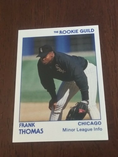 1991 Star Rookie Guild Glossy Frank Thomas Only 5,000 Made HOF RARE ...