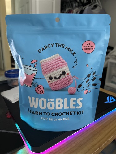 the wobbles crochet kit Darcy the milk | eBay