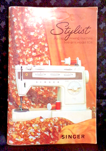 VTG SINGER SEWING MACHINE STYLIST MODEL 834 1978 ZIG ZAG FREE ARM ...