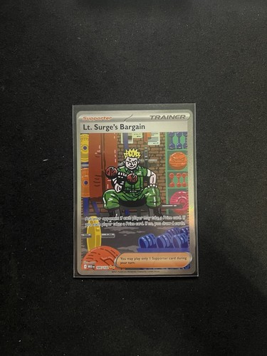 Lt. Surge's Bargain SIR Mega Evolution 185/132 Pokemon TCG NM | eBay