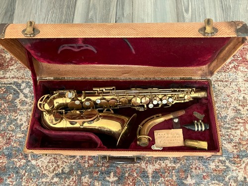 1952 King H.N. White Zephyr Alto Saxophone Sax with Original Case ...