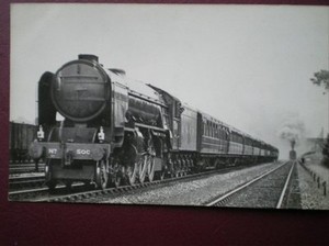 POSTCARD LNER CLASS A2 LOCO NO 500 EDWARD THOMPSON' | eBay