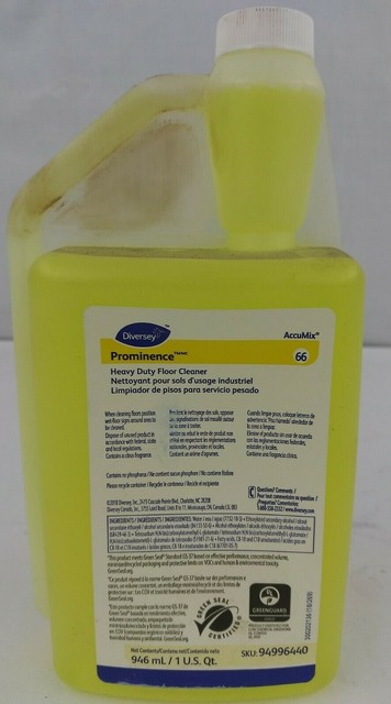 Diversey 94996440 Prominence Heavy Duty Floor Cleaner 946 Ml for sale ...