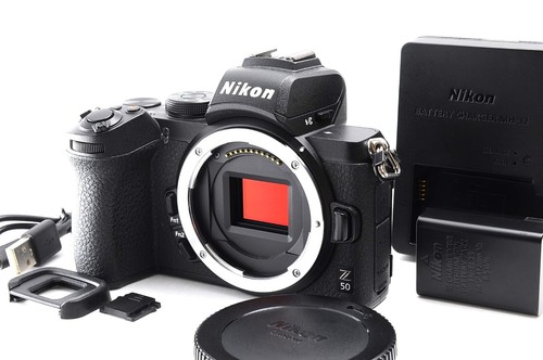 Nikon Z 50 20.9 MP Z50 Black Mirrorless Camera -Near Mint-Shutter count ...