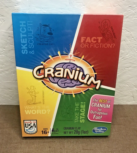 NEW! 2013 Hasbro CRANIUM Board Game Ages 16+, 4+ Players FACTORY SEALED ...