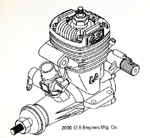 OS MAX 25LA R/C Engine ~ Exploded Views & Part Numbers INFO SHEET 🔵 | eBay