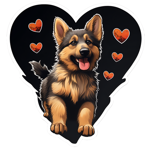 XXL Deutscher Schäferhund Hund Auto Aufkleber Hunde Sticker | eBay