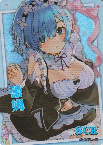 Waifu Karte - Rem - Re: Zero NS-10SCR-03 - Near Mint | eBay.de