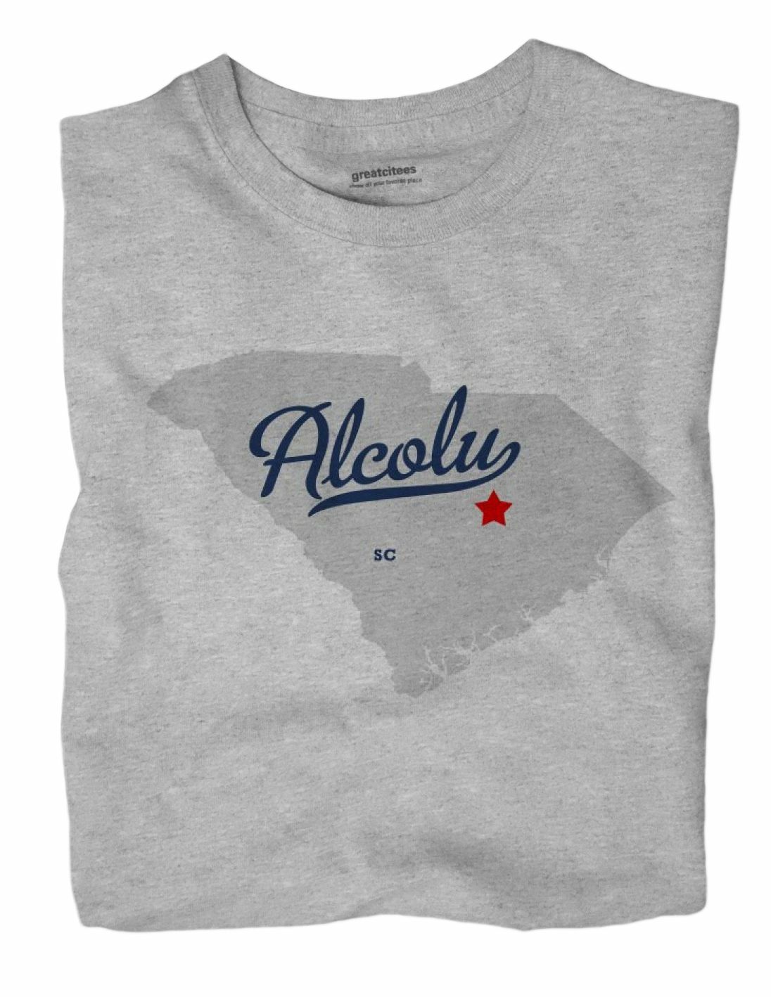 Alcolu South Carolina SC T-Shirt MAP | eBay