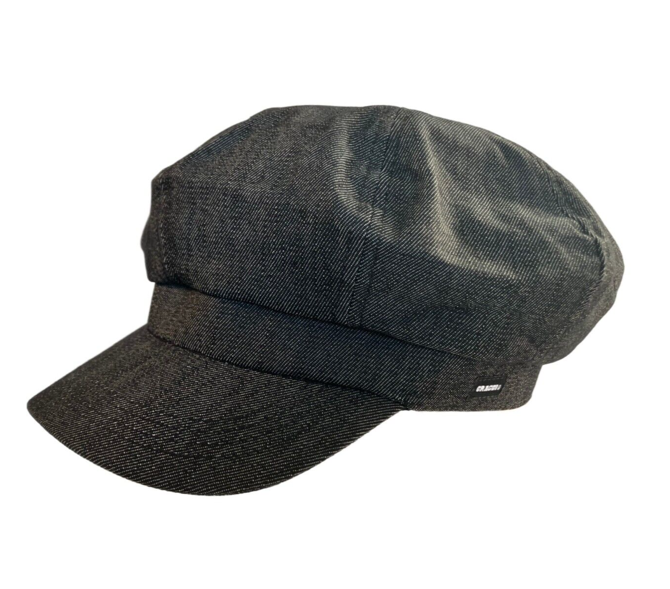 Denim Baker Boy Hat Charcoal Black Denim Newsboy Cap by CRAGGI | eBay