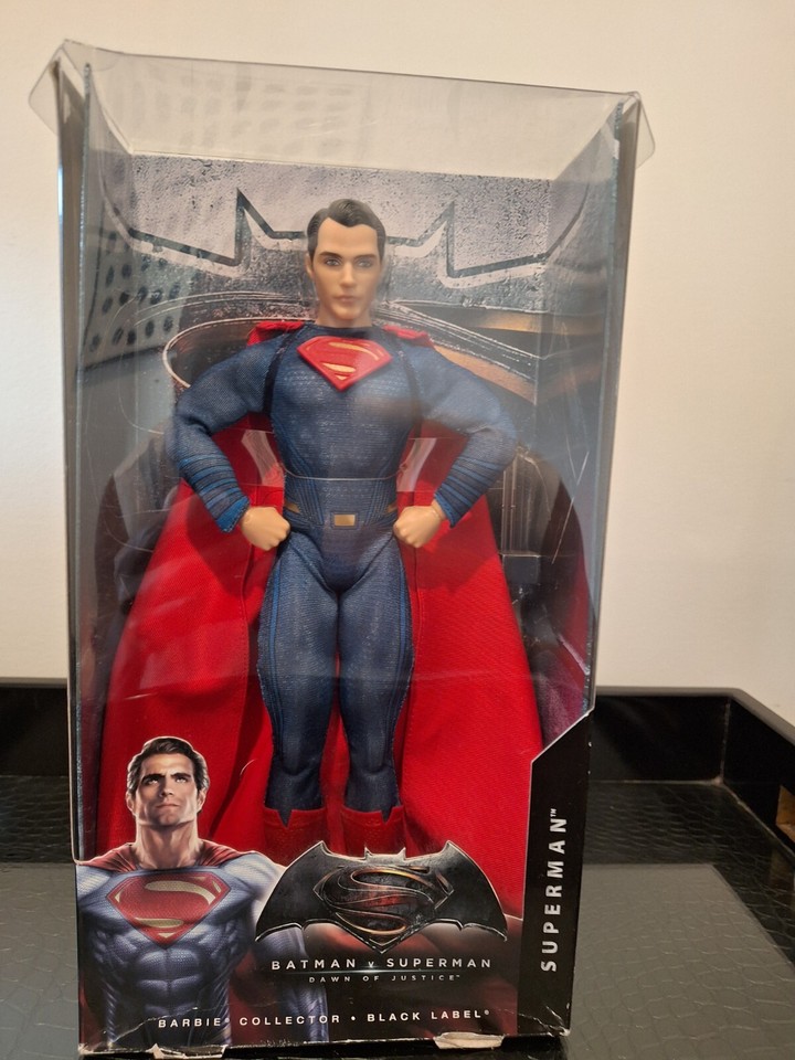 SUPERMAN Barbie Collector 2015 DC Batman v Superman Dawn of Justice | eBay