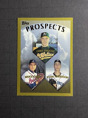 1998 Topps Prospects Chris Enochs / Bruce Chen / Ryan Anderson Rookie ...