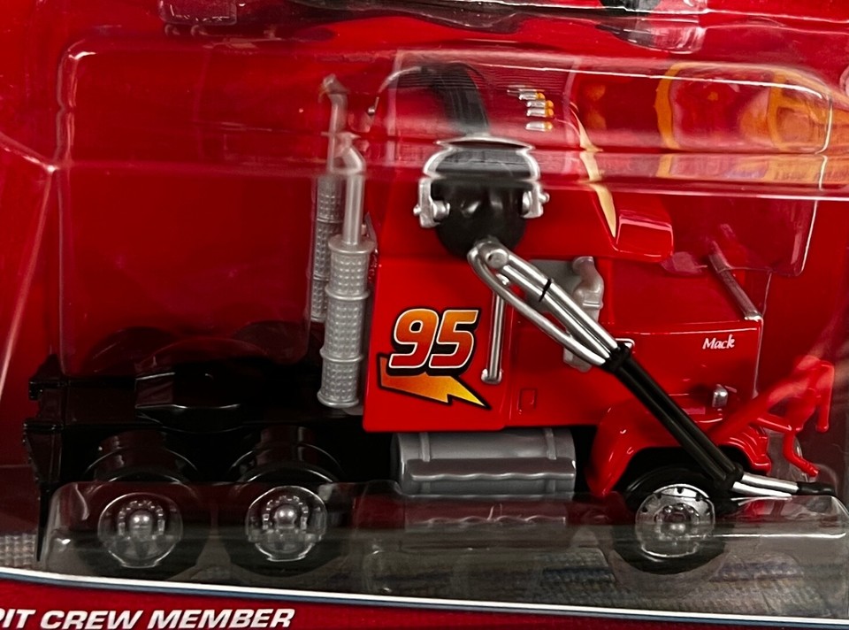 DISNEY PIXAR CARS 2 "PIT CREW MEMBER MACK" BRAND NEW, DELUXE MODEL, 1: ...