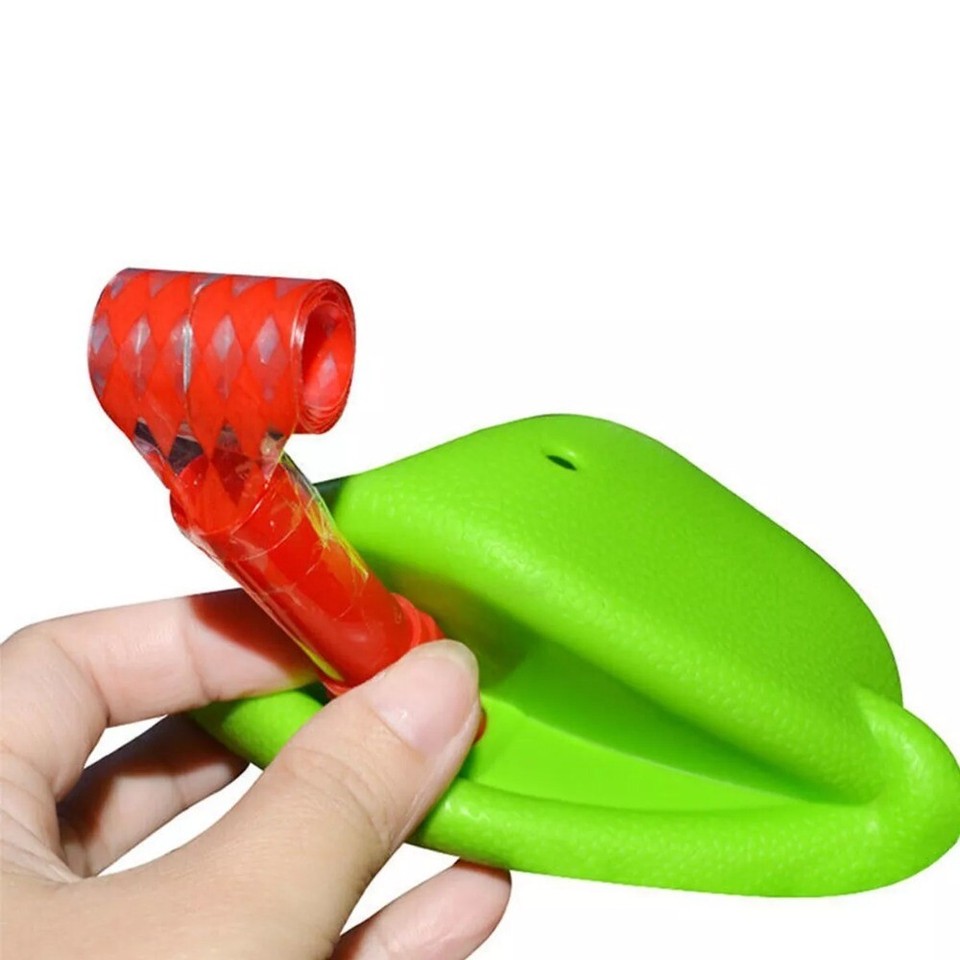 Funny Frog Mouth Tongue Blowing Toy Lizard Tongue Game Children | eBay