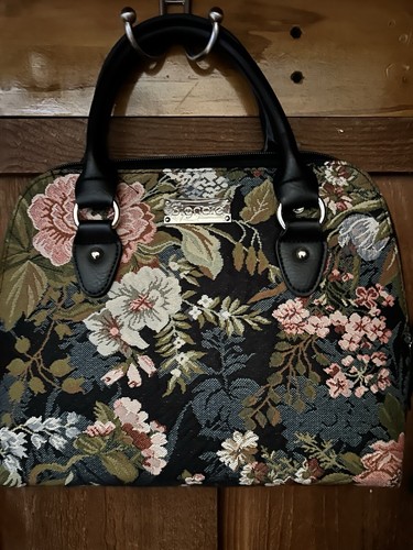Signare Tapestry Hand, Shoulder, Cross Body Handbag Satchel Bag PEONY ...
