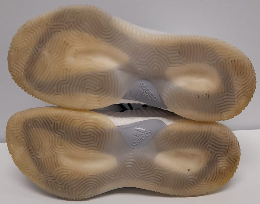 Adidas Men's GeoFit High Top Basketball White Navy Si… - Gem