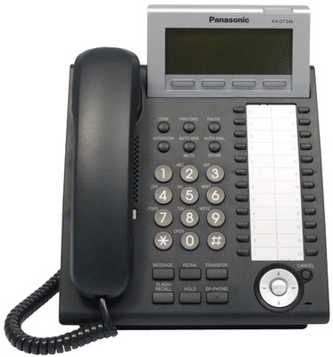 Panasonic KX-T7630 Black Phone System with Display and Headset ...