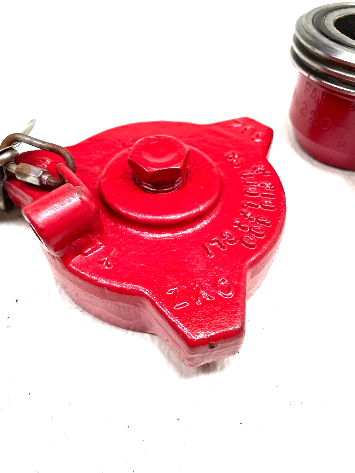 YALE 500 Threaded Closure 2" Class 600 XH Butt Weld End w/ 1/2" NPT Tap ...
