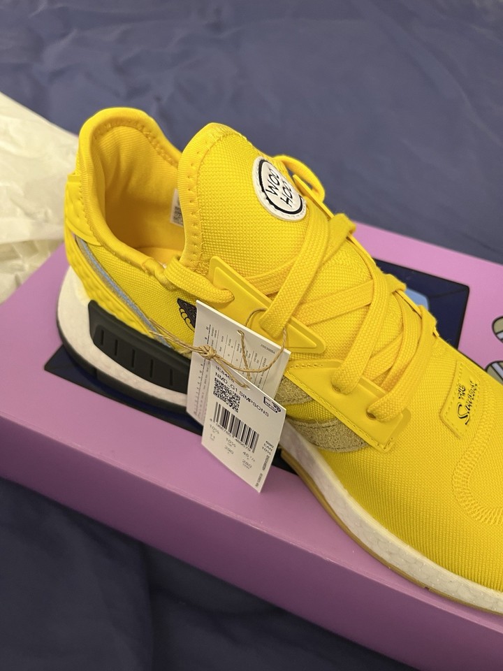 Adidas Men's The Simpsons X Nmd_G1 'Homer Simpson' Yellow -Low-top ...
