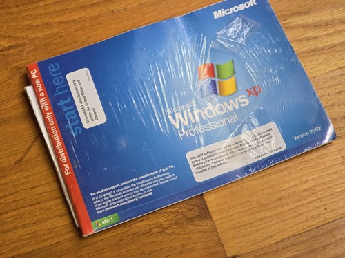 Microsoft Windows XP Professional Edition SP2 CD-ROM 2002 OEM with ...