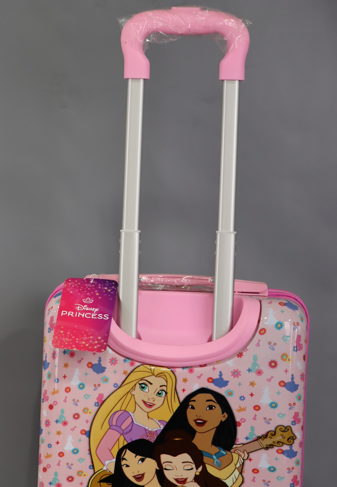 Disney Princess 20 Hardshell Luggage - Tiana Rapunzel Moana Pocahontas ...