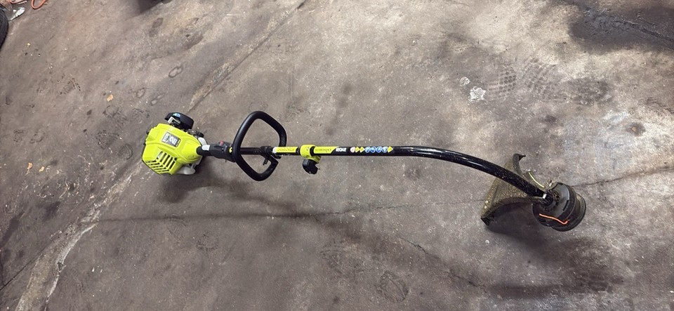 Ryobi 2-Cycle Full Crank Engine Gas String Trimmer Green Black Model ...