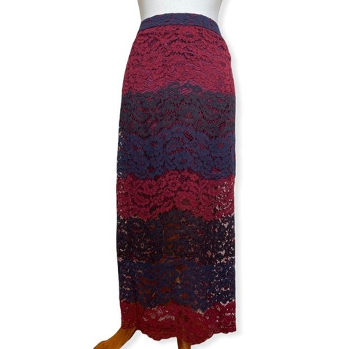 Bar III Lace Multicolor Maxi Skirt | eBay