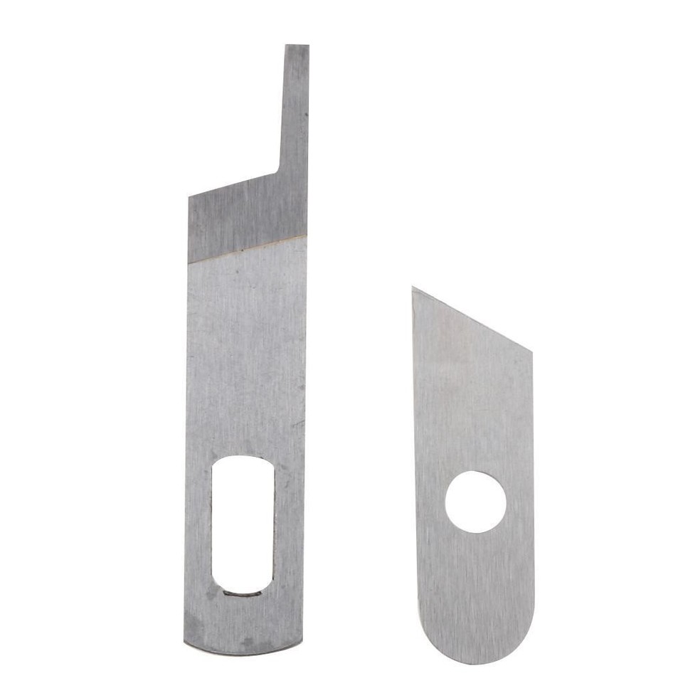 4-teilige Edelstahl-Nähmaschine 14U Obere Untere Messerklinge Für ...