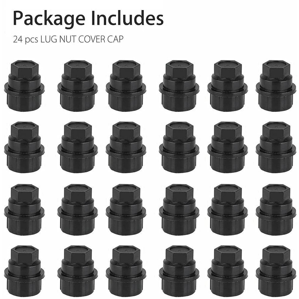 6-30pcs Lug Nut Cover Cap 15646250 for Chevrolet GMC 1500 2500 Full ...