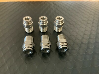 (6) STC Stainless Steel Male Connector 1/4" Tube x 1/4" NPT | eBay