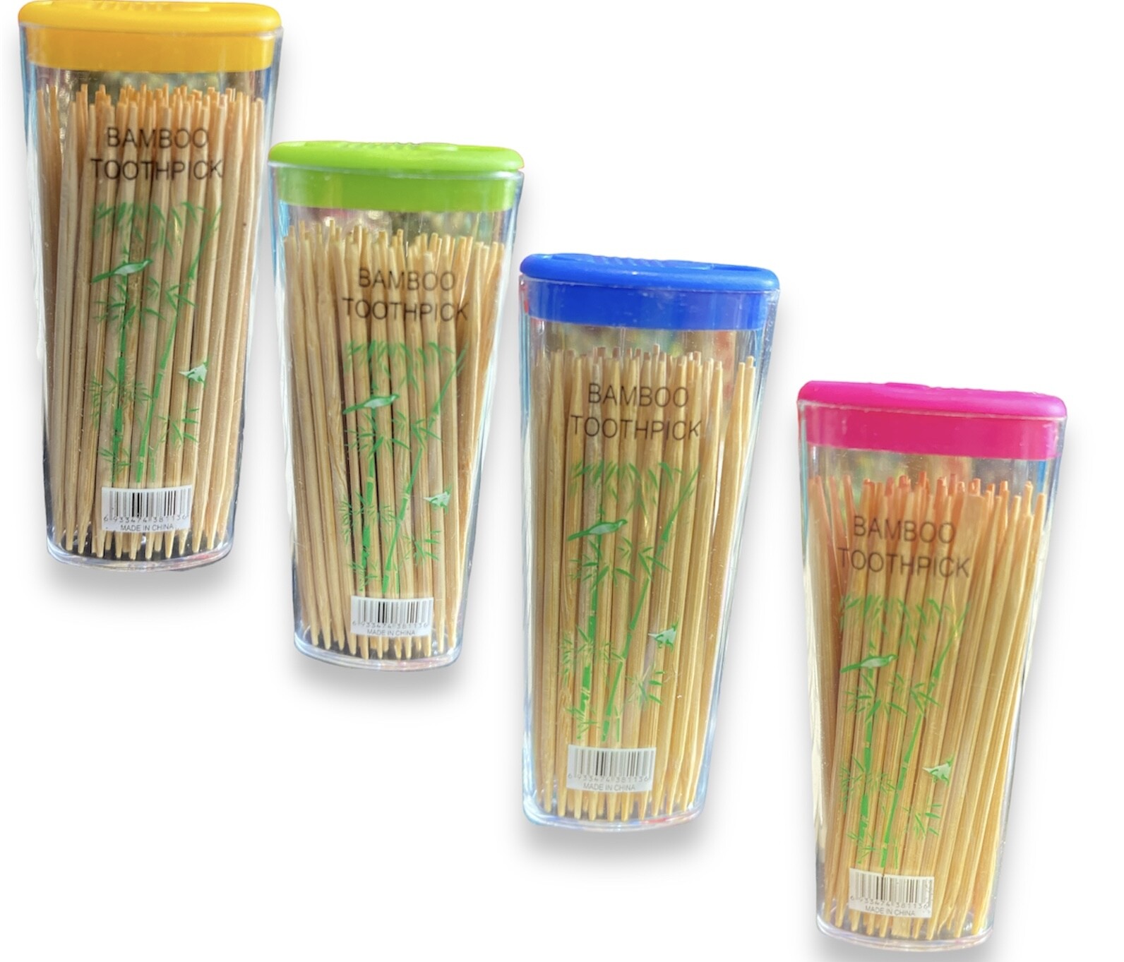 New Bamboo Stick Tooth Picks Dental Floss Dental Care Oral Hygiene ...