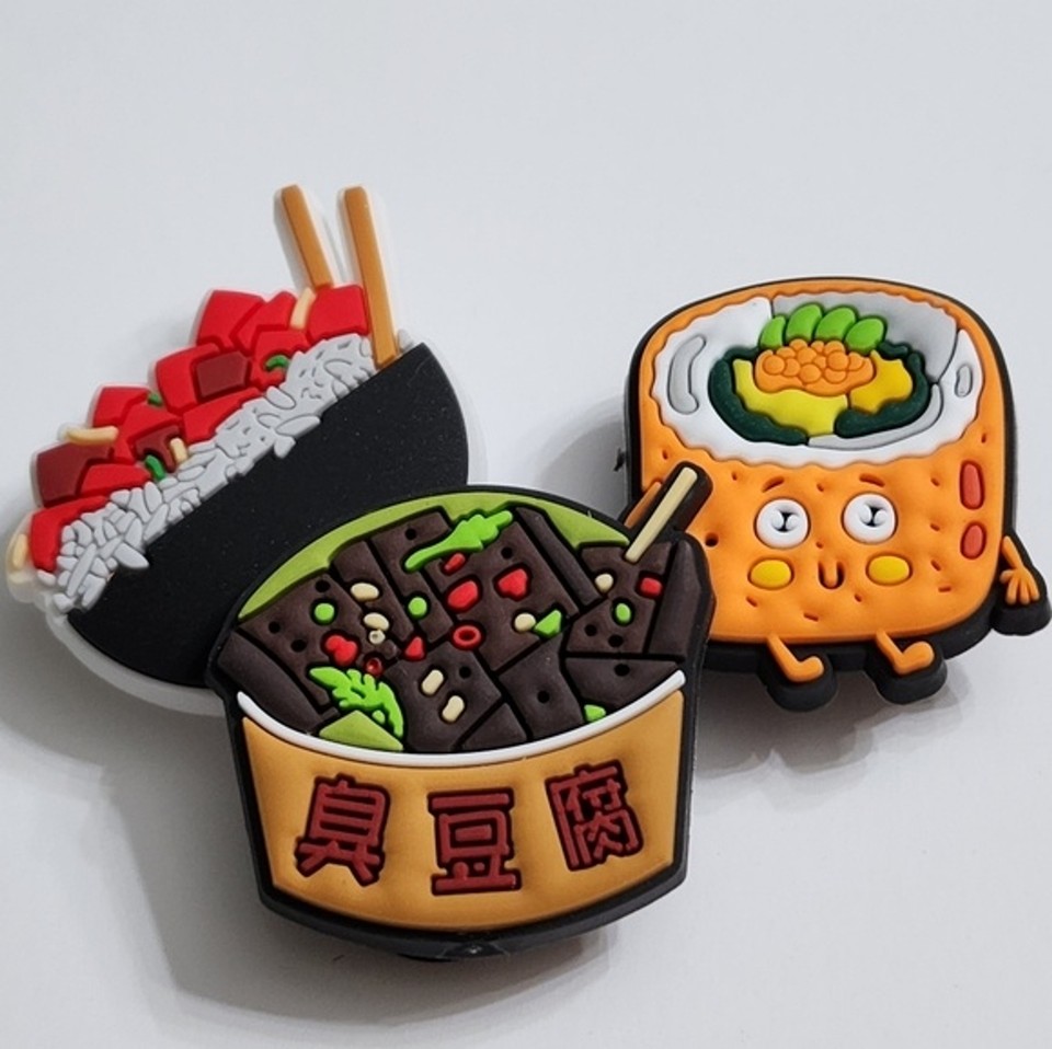 Shoe Charms "Asian Food" Charms Set of 3 | eBay
