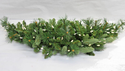 Bethlehem Lights 36" Overlit Swag w/ Color Flip LEDs GREEN -DEFECTS | eBay