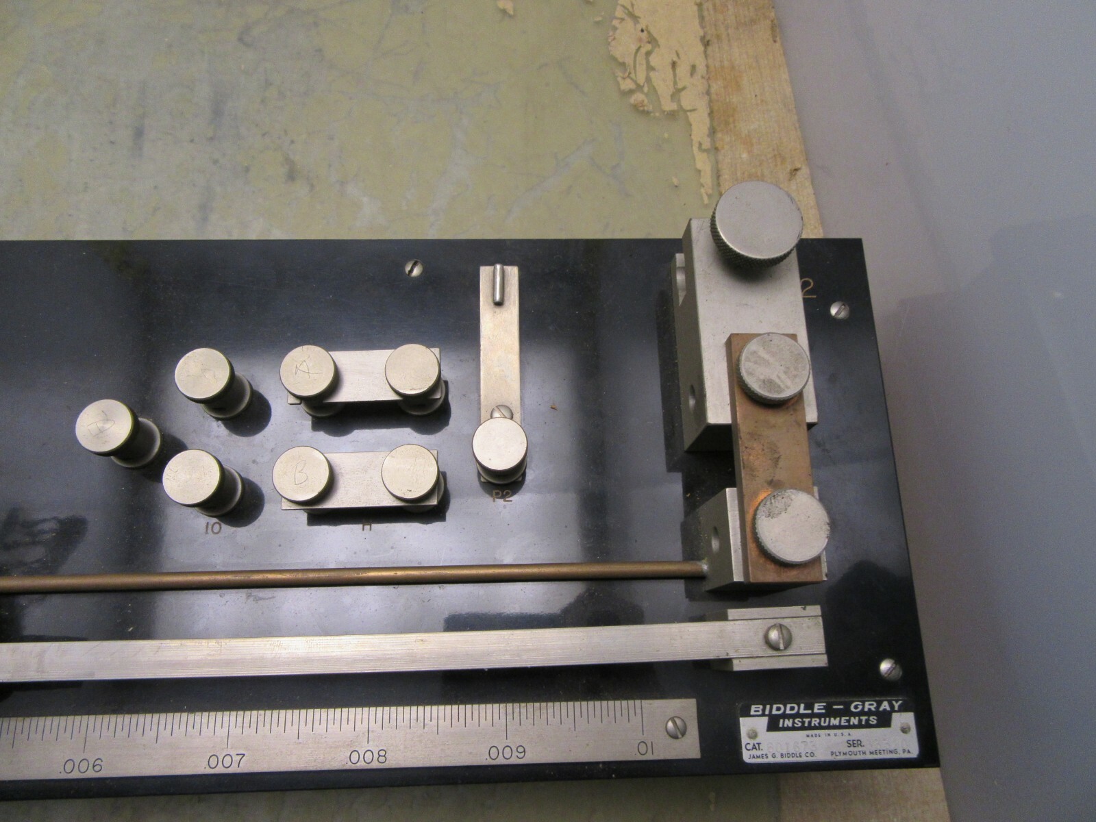 vintage biddle-gray instruments 601673 potentiometer apparatus [4*J-16. ...