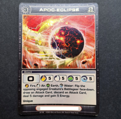 Apoc-Eclipse Super Rare Foil Silent Sands 36/100 Chaotic TCG | eBay