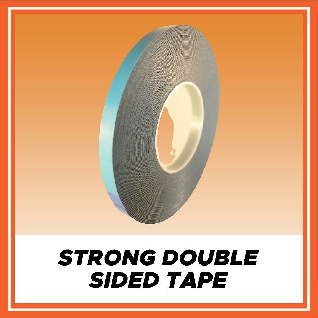 DOUBLE SIDED HIGH BOND CLEAR ACRYLIC CAR BODY MOULDING SPOILER TAPE 6mm ...
